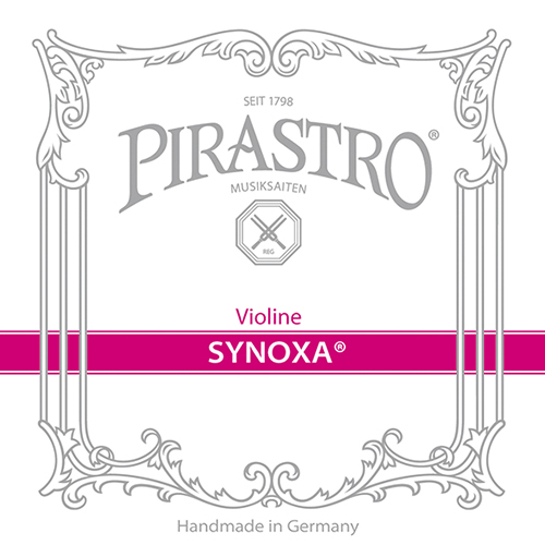Violin string set Pirastro Synoxa Ball 413021 - Комплект синтетических струн с ясным и ярким звуком. Ми с шариком