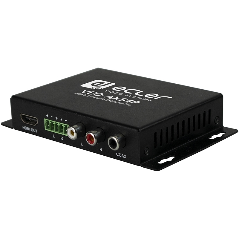 Ecler VEO-AXS4P- Деэмбеддер аудио, усилитель HDMI 2.0 c HDCP, HDR и CEC