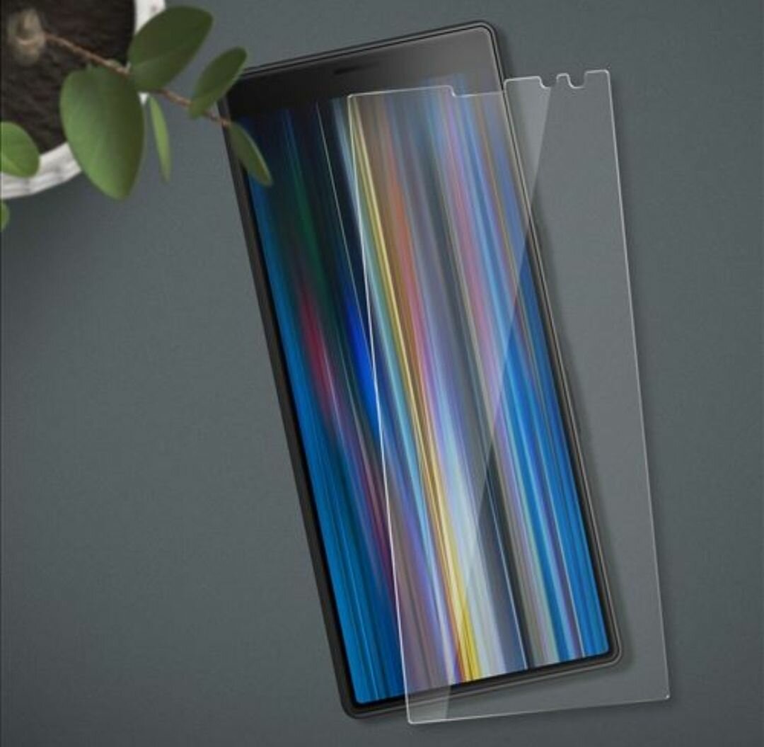 НЕ полное покрытие Sony Xperia Xa3 Ultra / 10 plus , защитное стекло прозрачное, сони икспериа икс а3 ультра на экран