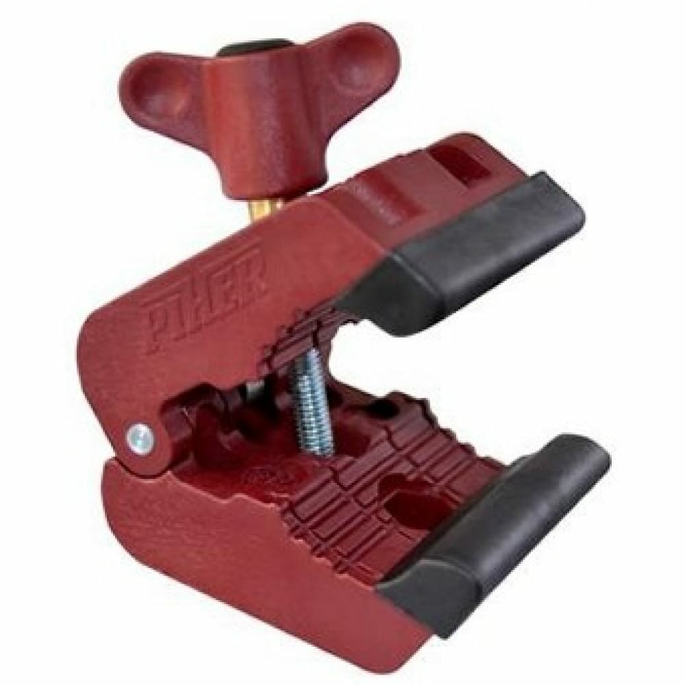 Одинарный зажим Piher MultiClamp 34052 М00012252, пластиковый, винтовой зажим для дерева и металла