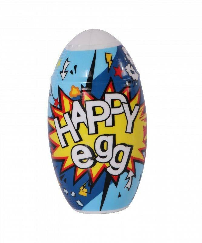 Мастурбатор Real "Happy Eggs", термопластичная резина, телесный, S, 80 г