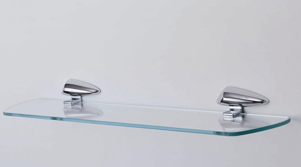 Полка подзеркальная, настенная, стеклянная. Производитель Ekaplast (Польша)