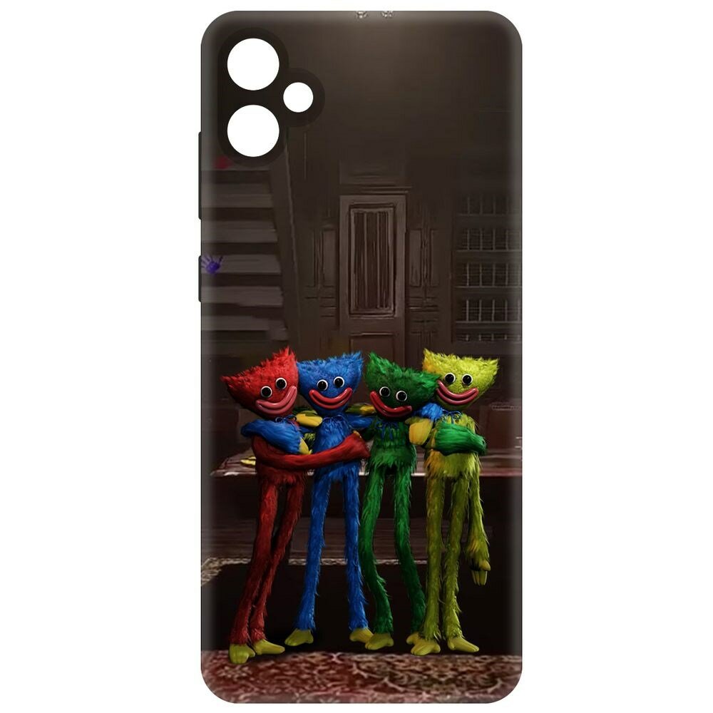 Чехол-накладка Krutoff Soft Case Хаги Ваги - Мини-Хаги для Samsung Galaxy A05 черный