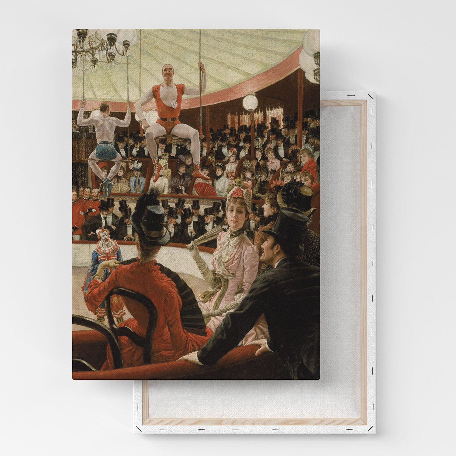Картина на холсте, репродукция / Джеймс Тиссо - Women of Paris The Circus Lover / Размер 60 x 80 см