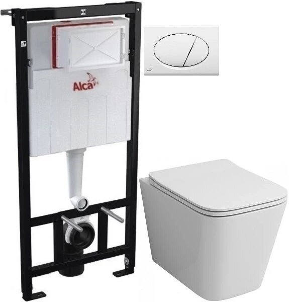 Комплект подвесной унитаз Grossman GR-4441S + система инсталляции AlcaPlast AM101/11203:1RUSSETM70