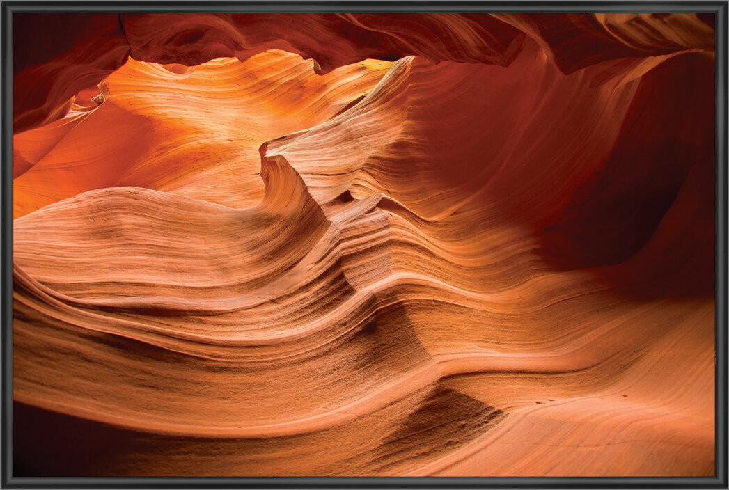 Магнитная настенная доска Абадабра "Фантастические дюны", 60х40 см, в тонком алюминиевом багете.