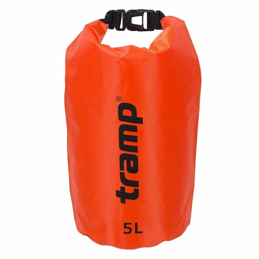 Гермомешок ПВХ Diamond Rip-Stop 5 л TRAMP TRA-110 оранжевый