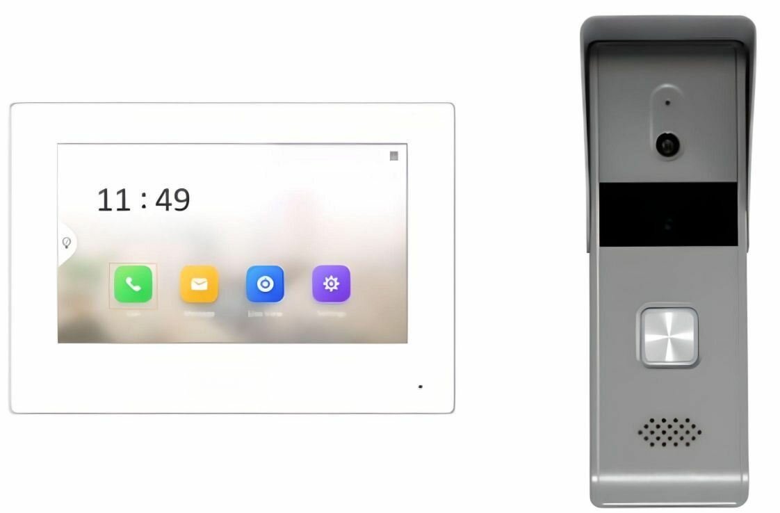 HiWatch DS-D100HKWF Комплект 7" цветного IP видеодомофона