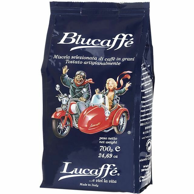 Элитный кофе в зёрнах Blucaffe премиум сорт с Ямайкой Блю Маунтин 700 гр, Италия.