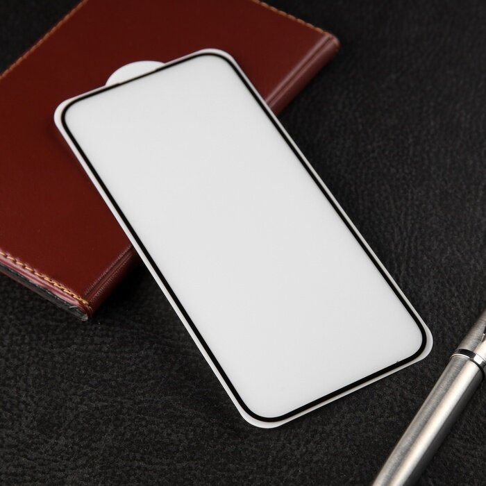 Защитное стекло для iPhone 15 Pro, 9H, 0.33 мм, чёрное