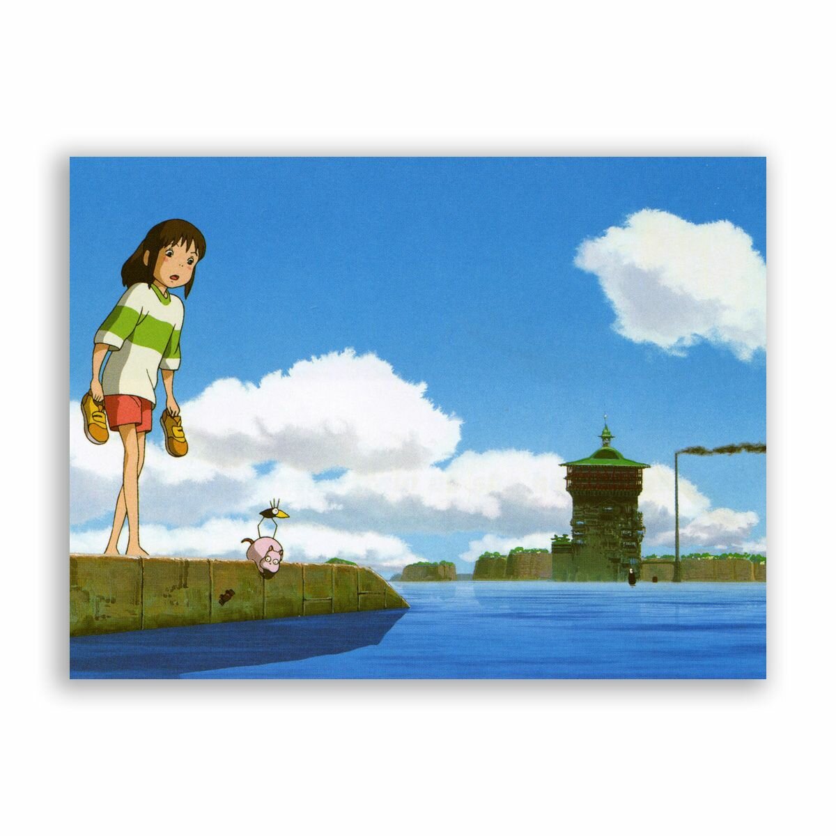 Постер, плакат на бумаге / Унесенные призраками / Размер 30 x 40 см