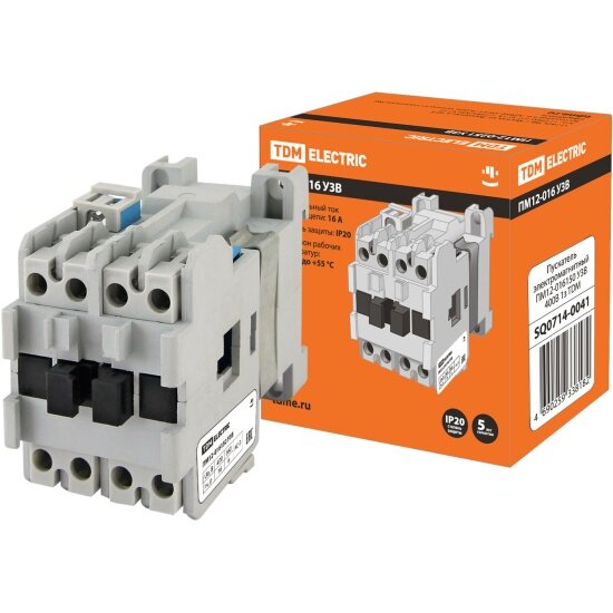 Пускатель электромагнитный Tdm Electric ПМ12-016150 У3В 400В 1з (SQ0714-0041)