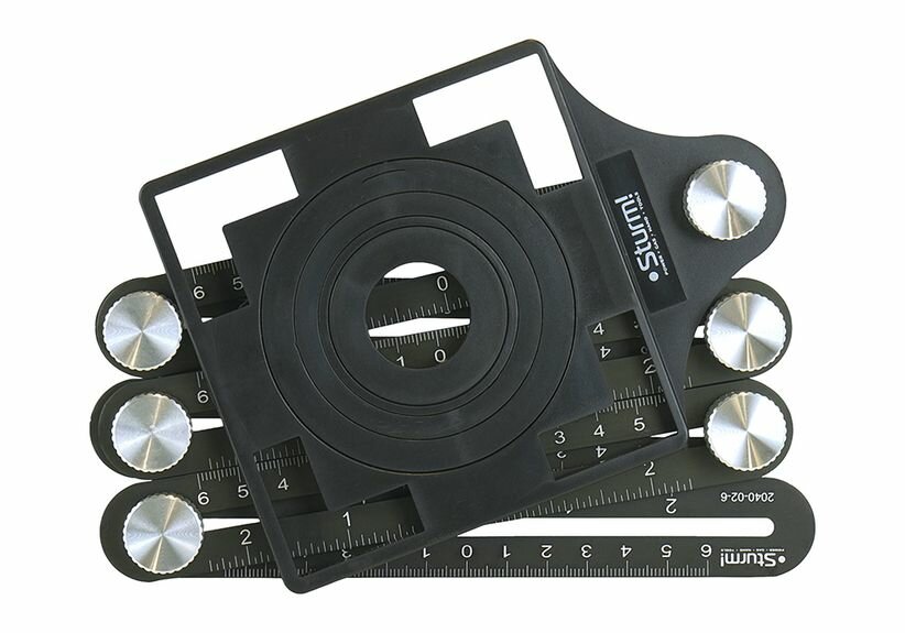 Линейка многофункциональная 6 частей, направляющая для коронки Sturm! 2040-02-6