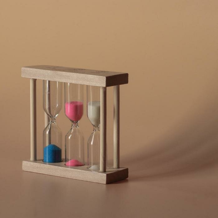 Песочные часы 'Лагос', на 1,3,5 минут, 9 х 9 см