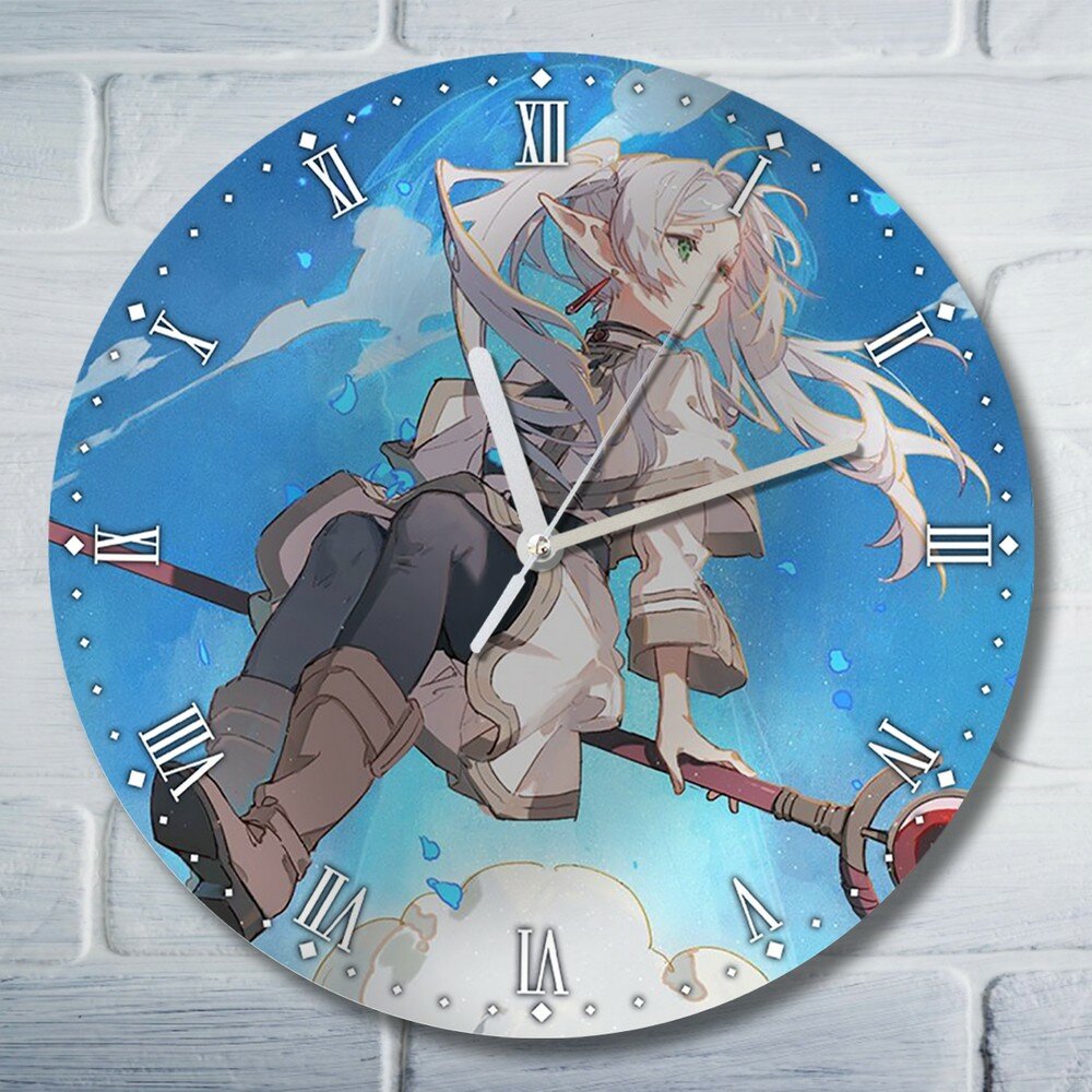 Настенные часы УФ "аниме провожающая в последний путь Фрирен (ферн, старк) - 10206"