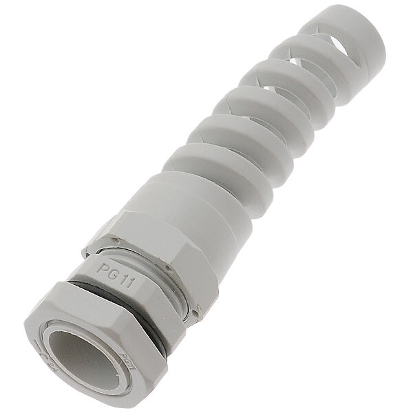 Ввод PG-R-11 пружинный с уплотнителем PG11 (D кабеля 5-10мм, IP68) (Fortisflex) (10 шт. в комплекте)