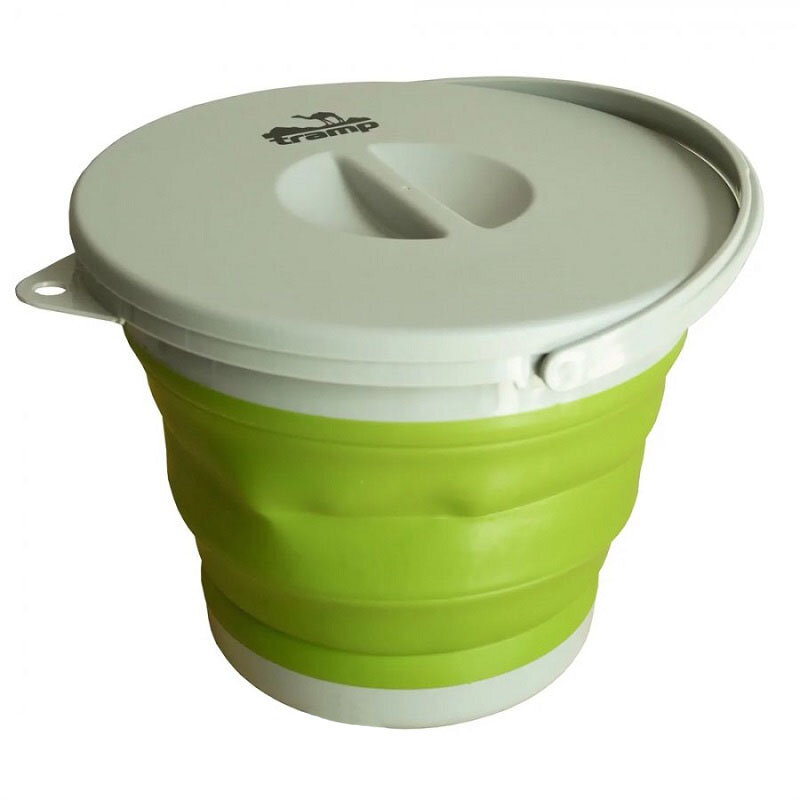 Ведро Tramp складное силиконовое 5л с крышкой