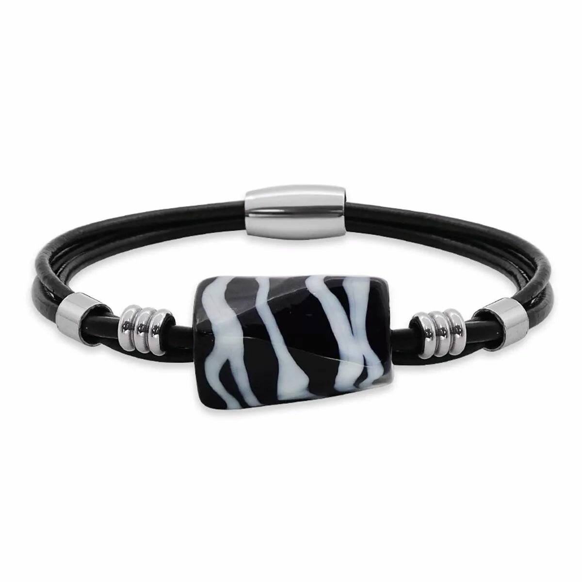 Браслет, стекло, муранское стекло