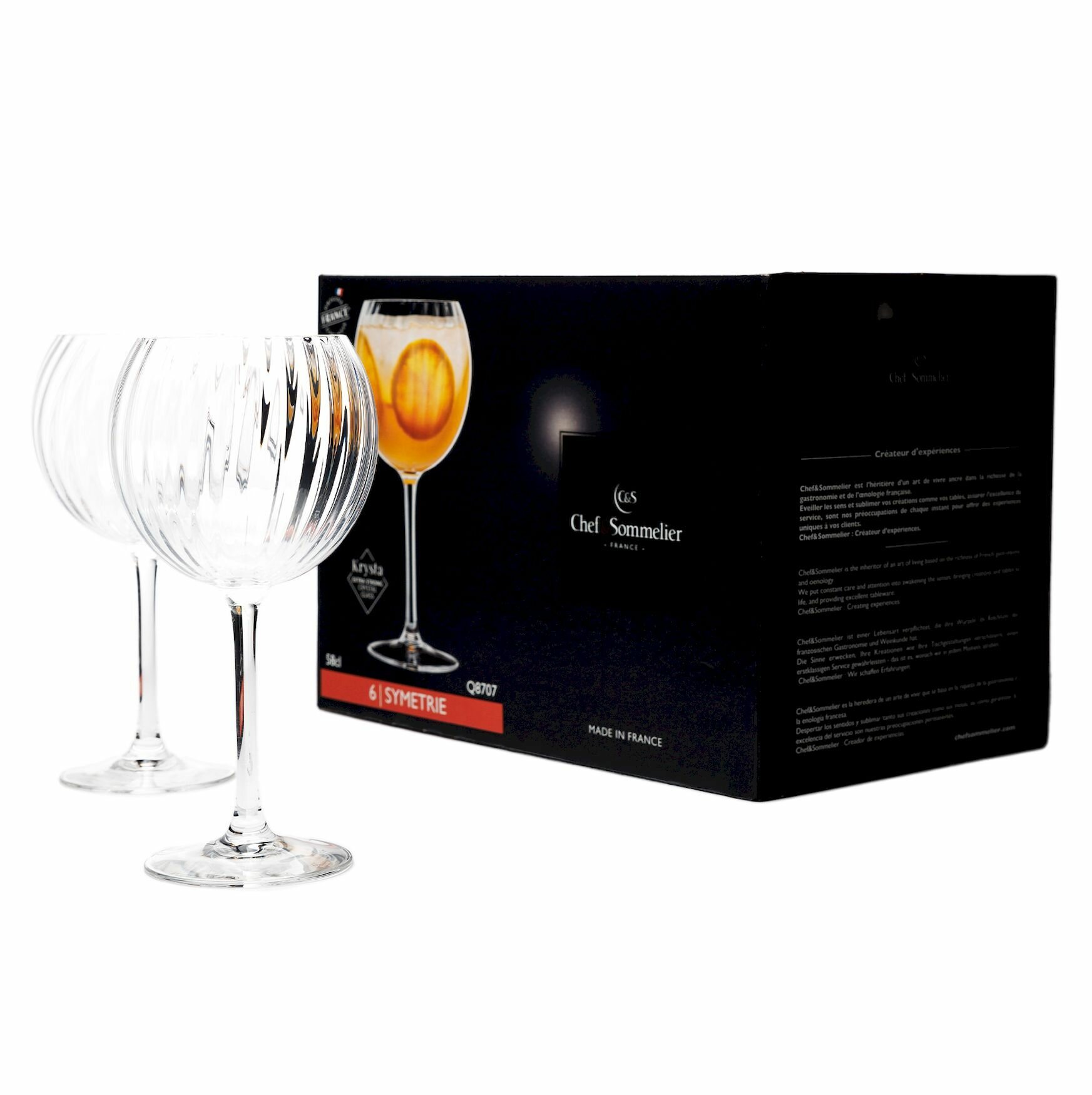 Бокалы для коктейлей Chef&Sommelier Symetrie 580 мл. / 6 шт.