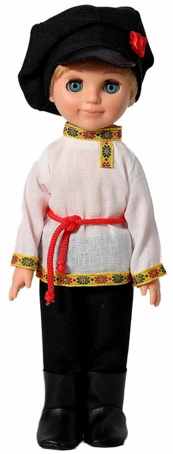 Детская кукла "Мальчик в русском национальном костюме", игрушка для девочек и мальчиков, классическая куколка, закрывающая глаза, 30 см