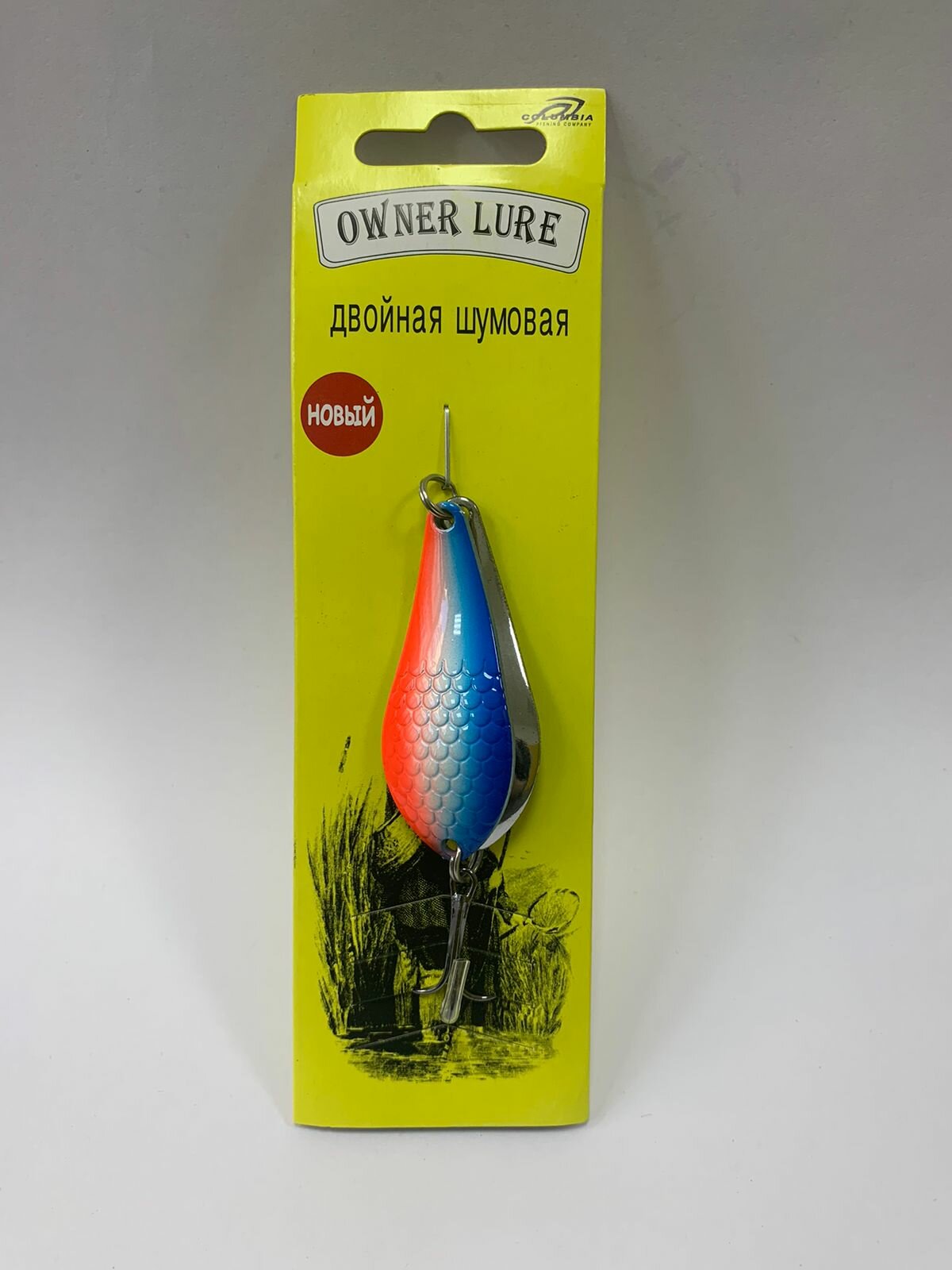 Блесна Колебалка "OWNER LURE" двойная шумовая 18гр