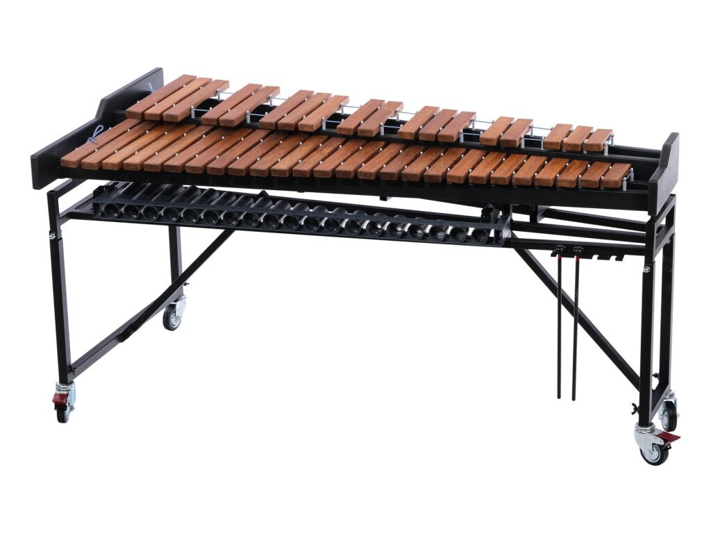 SCX35R-SB Ксилофон "Концертный", 3,5 октавы, со стойкой, сукупира, черный, (2 кор), Sinkopa