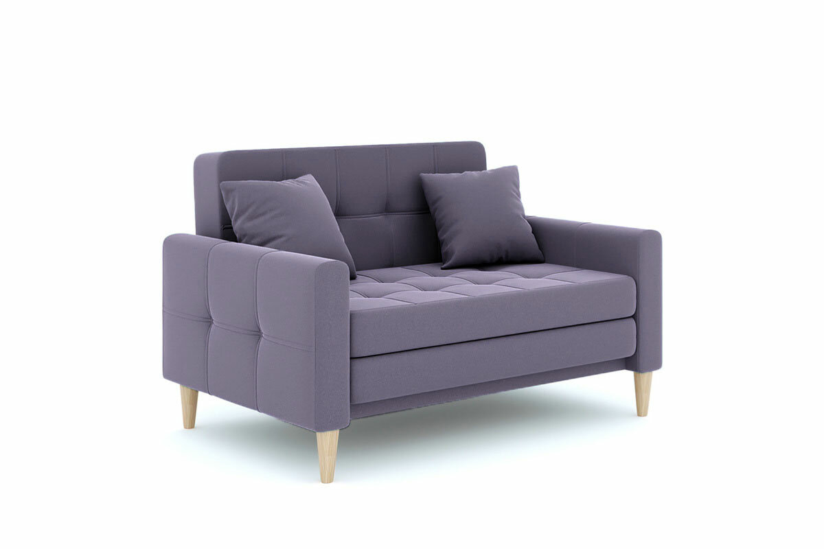 Диван-кровать "Фиолетовый Этро Люкс", 143х83х83, 2 места, 120х195