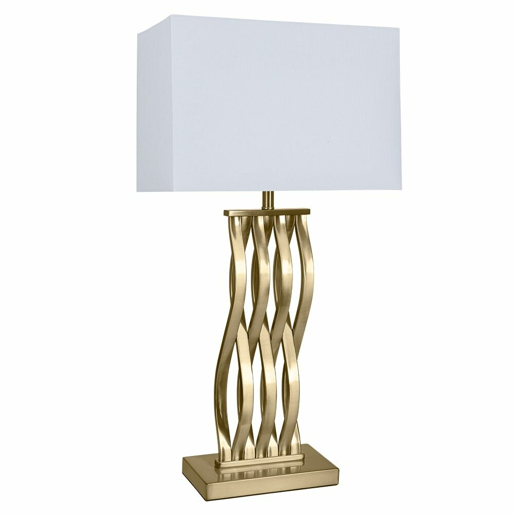 Декоративная настольная лампа Arte Lamp Veil W380xL200xH690 мм E27 цвет полированная медь, арт. A5061LT-1PB