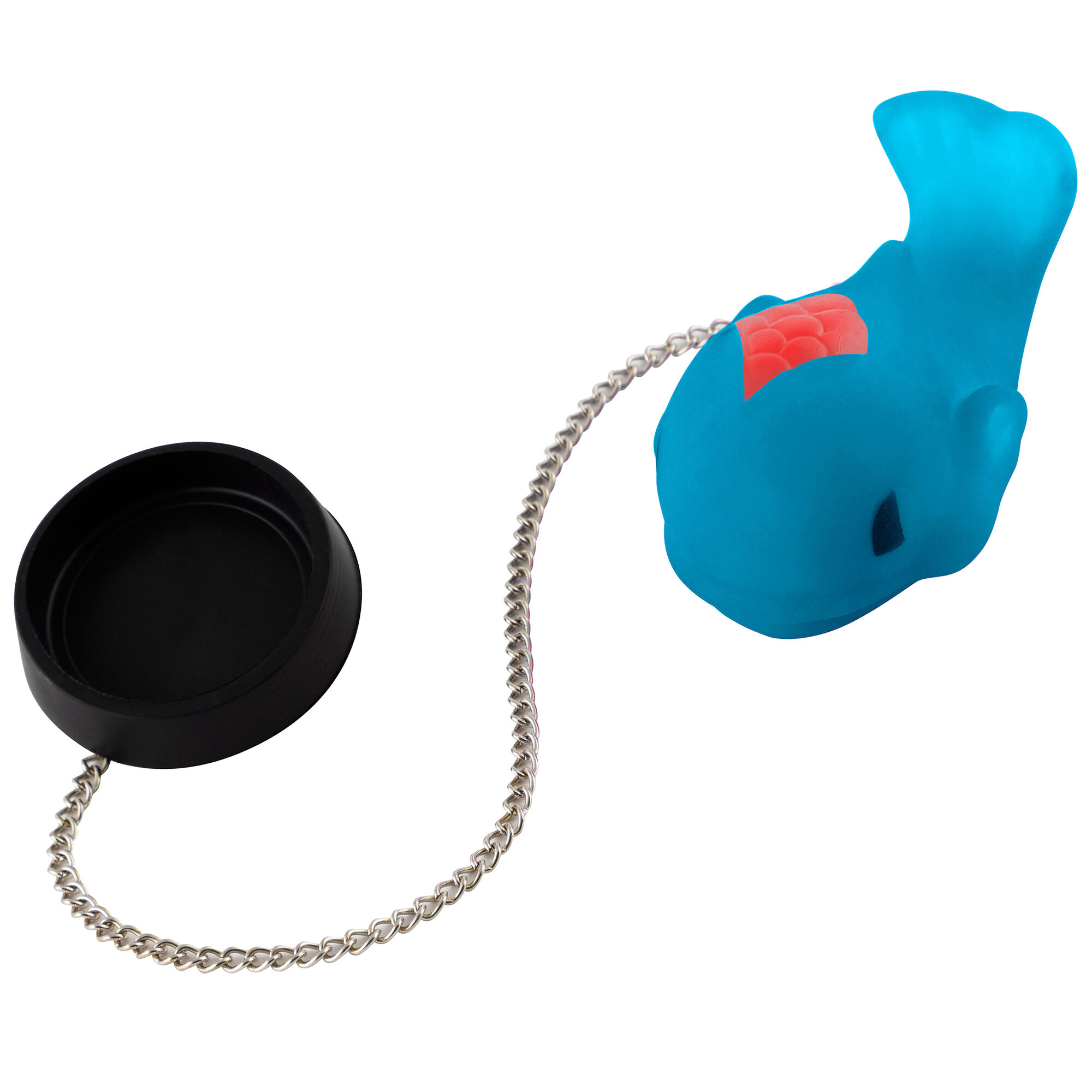 Пробка для ванной с игрушкой Кит, "Рыжий Кот", диаметр слива 40 мм