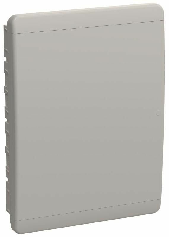 Корпус ЩРВ-П-54 TEKFOR IP41 бел. дверь пластик. IEK TF5-KP13-V-54-41-K01-K01