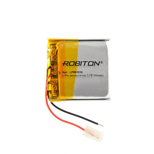 Аккумулятор ROBITON LP603030 3.7В 500mAh