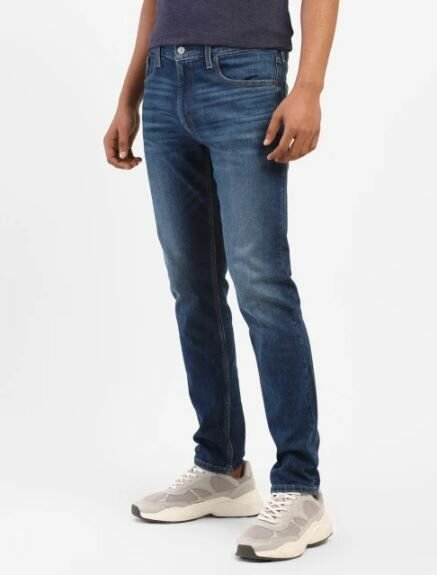 Джинсы зауженные Levi's 512 SLIM TAPER, размер W32/L32, синий — фото 1