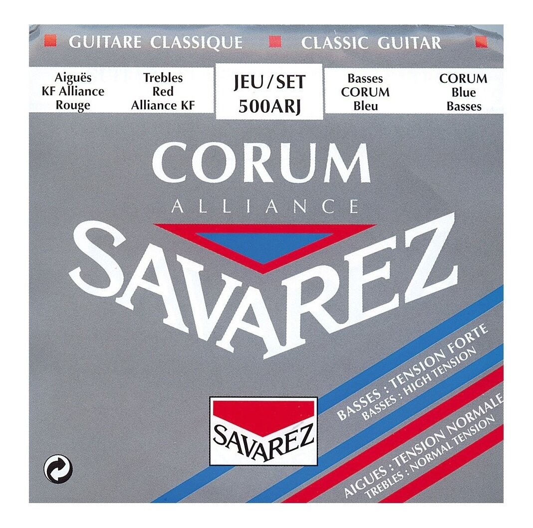 SAVAREZ 500 ARJ ALLIANCE CORUM RED/BLUE - Струны для классической гитары