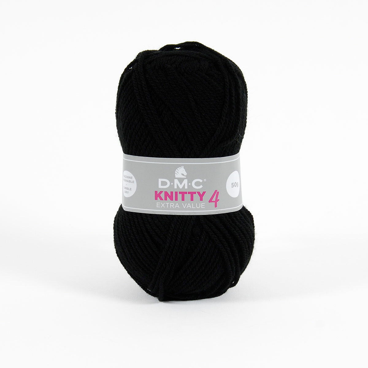 Пряжа "DMC" 8120 Knitty 4 100% акрил 50 г 140 м 965 черный