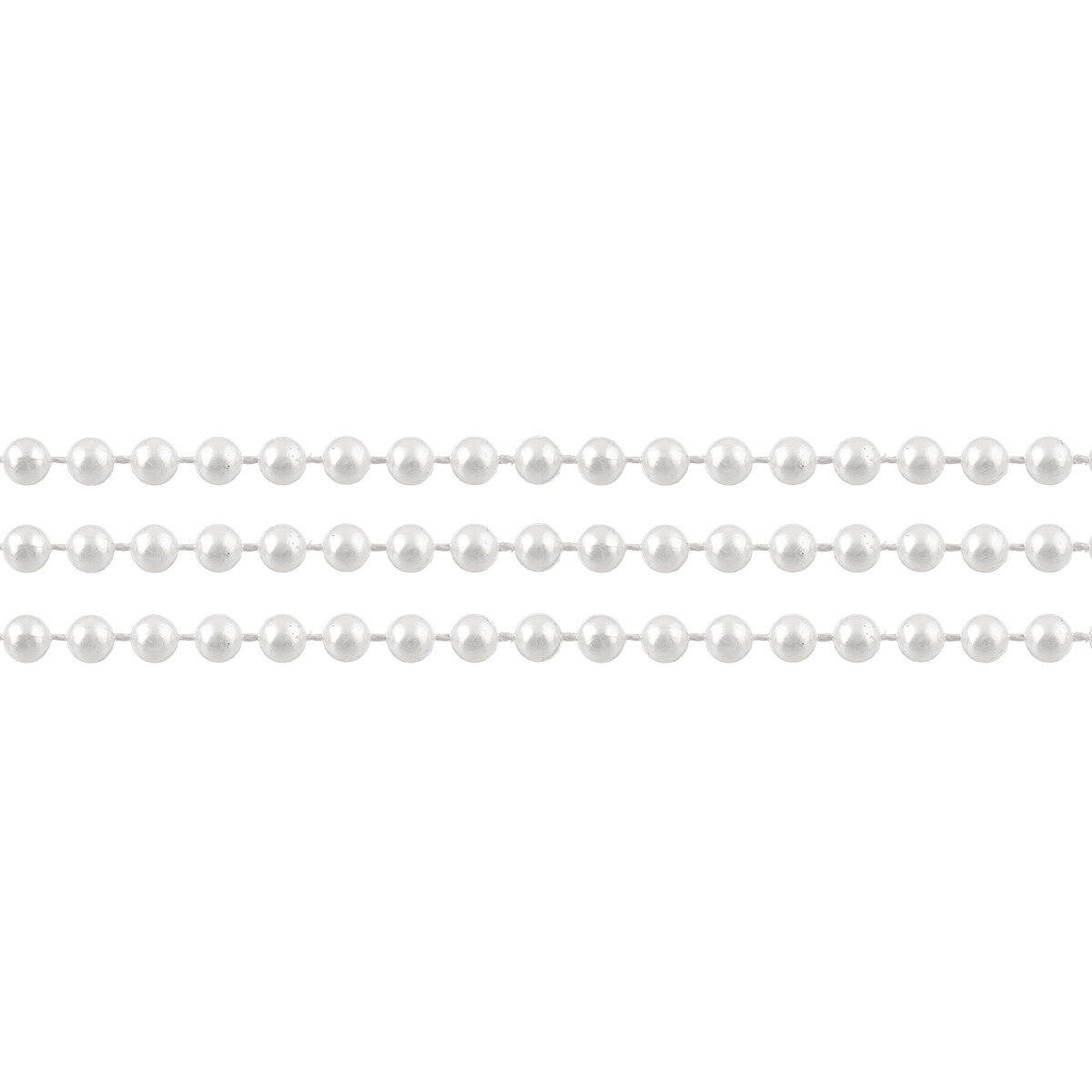 "Zlatka" на нити под жемчуг пластик PSB-01 1.5 мм 3 м ± 0.03 м №57 жемчужный