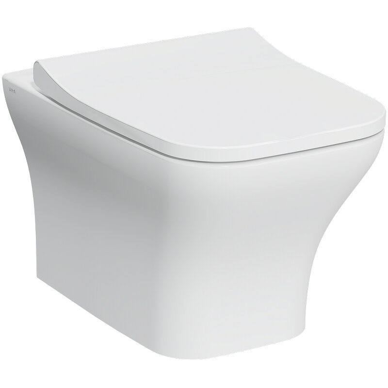 Подвесной унитаз безободковый Vitra Zentrum Square 7484B003-0075 без сиденья