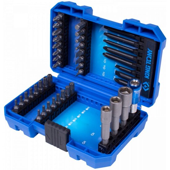 Набор для шуруповерта King Tony 1044MR, 44 предмета