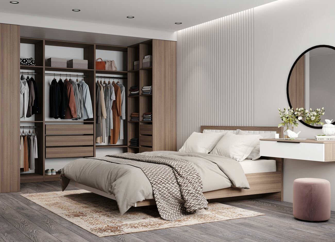 Роза Кровать 140 Белый Софт