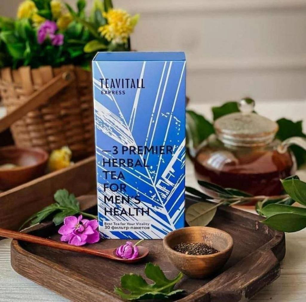 Чайный напиток для мужского здоровья TeaVitall Express Premier 3, 30 фильтр-пакетов