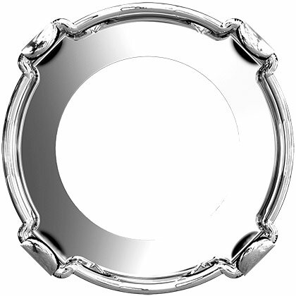 1122/S-AO53 серебристая металлическая оправа для страз 18 мм под серебро 3PH2OH деталь