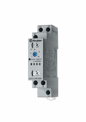 80.01.0.240.0000, Модульный таймер мультифункциональный (AI, DI, SW, BE, CE, DE); питание 12 240В АС