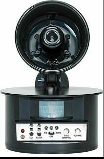 LS-2021 уличный биоакустический отпугиватель птиц со вспышкой