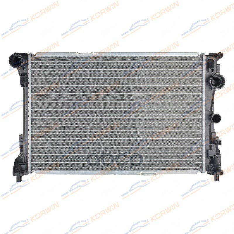 Радиатор охлаждения Mercedes C (W204) 07-/E (W212) 09- паяный KORWIN арт. KWKB2343