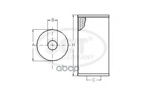 Масляный фильтр MB S W220/ W221 6.0 AMG SCT арт. sh4069p