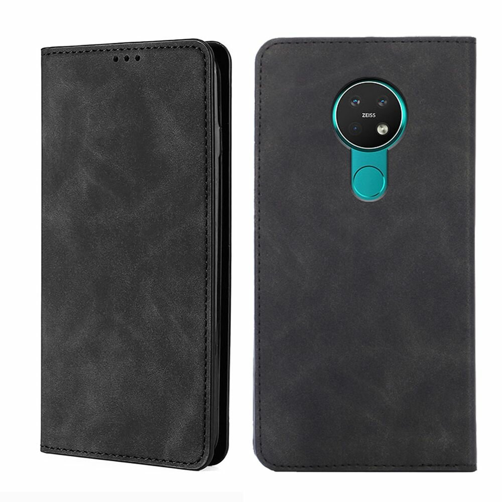 Чехол-книжка MyPads для Nokia 6.2 / 7.2 / Нокиа 6.2/7.2 мягкое прикосновение (черный)