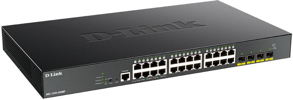 Коммутатор настраиваемый D-Link DGS-1250-28XMP DGS-1250-28XMP/A1A