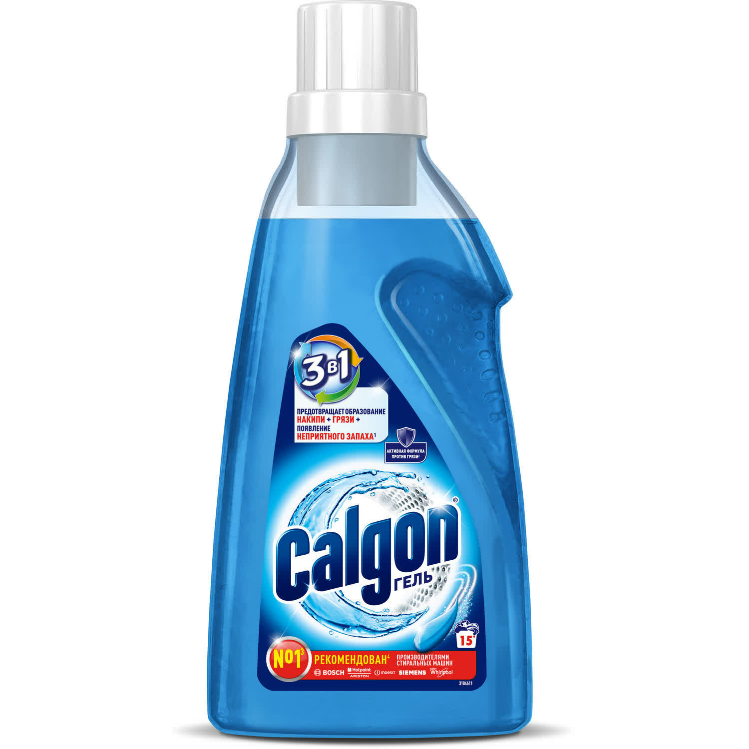 Гель для смягчения воды Calgon предотвращает образование накипи, 750 мл