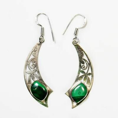 Серьги, искусственный камень