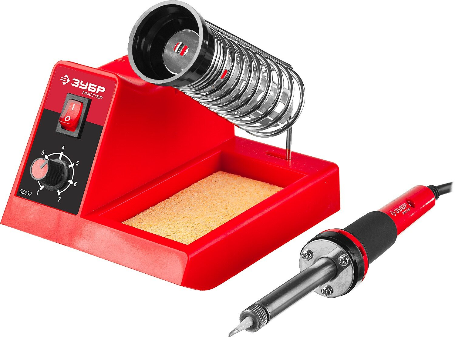 Паяльная станция ЗУБР ПС-50А, 48 Вт, 150-450 градусов