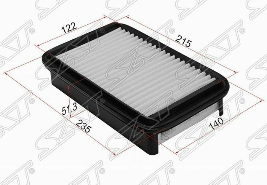SAT ST-13780-77A00 Фильтр воздушный Suzuki Jimny 98-12 / Carry Van 99-05